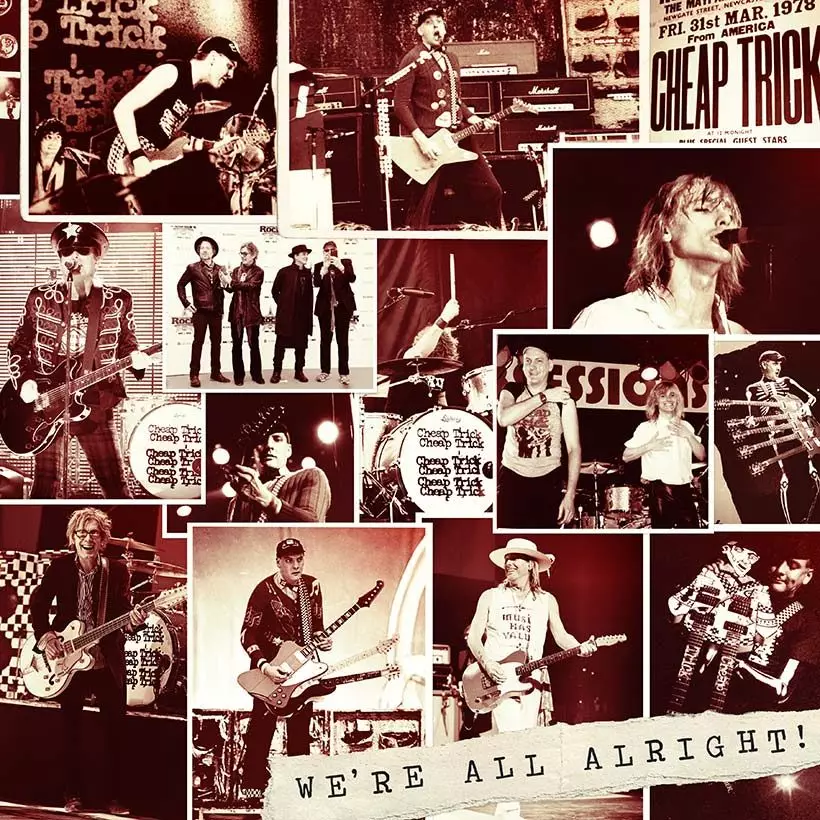 Cheap Trick We're All Alright albumcover
