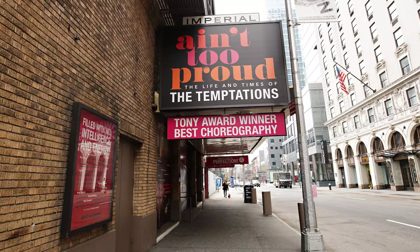 Musikal Temptations anu meunang pangajén 'Teu Bangga teuing' Di Broadway