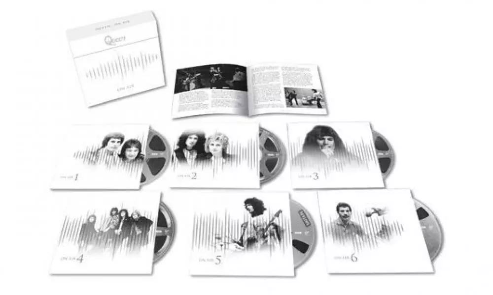 Queen On Air 6CD 3D produktuaren grabaketa