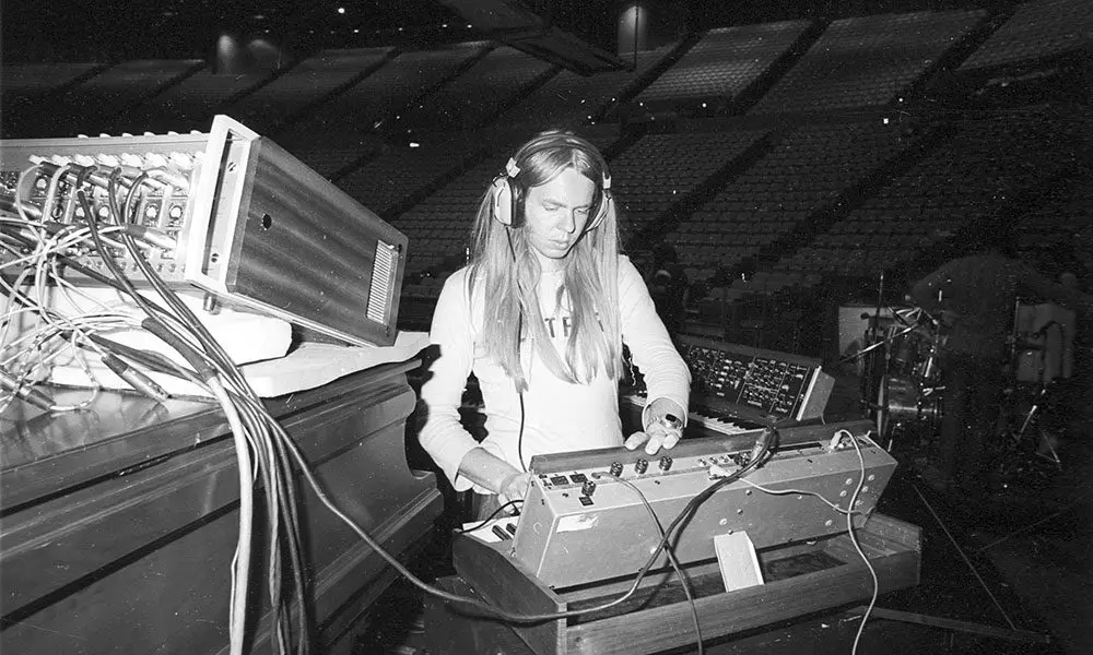 Prog Rock Legend Rick Wakeman Sound Checking virun enger Leeschtung