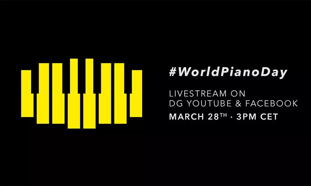 תמונת יום הפסנתר העולמי של דויטשה גרמופון בשידור חי