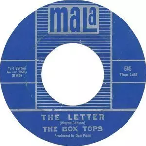 The Box Tops – The Letter Single Label – 300