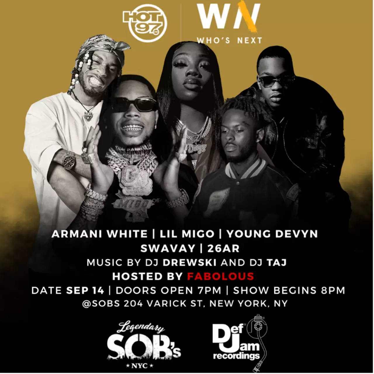 Def Jam e 4th & B'Way se unem ao Hot 97 para 'Who's Next'