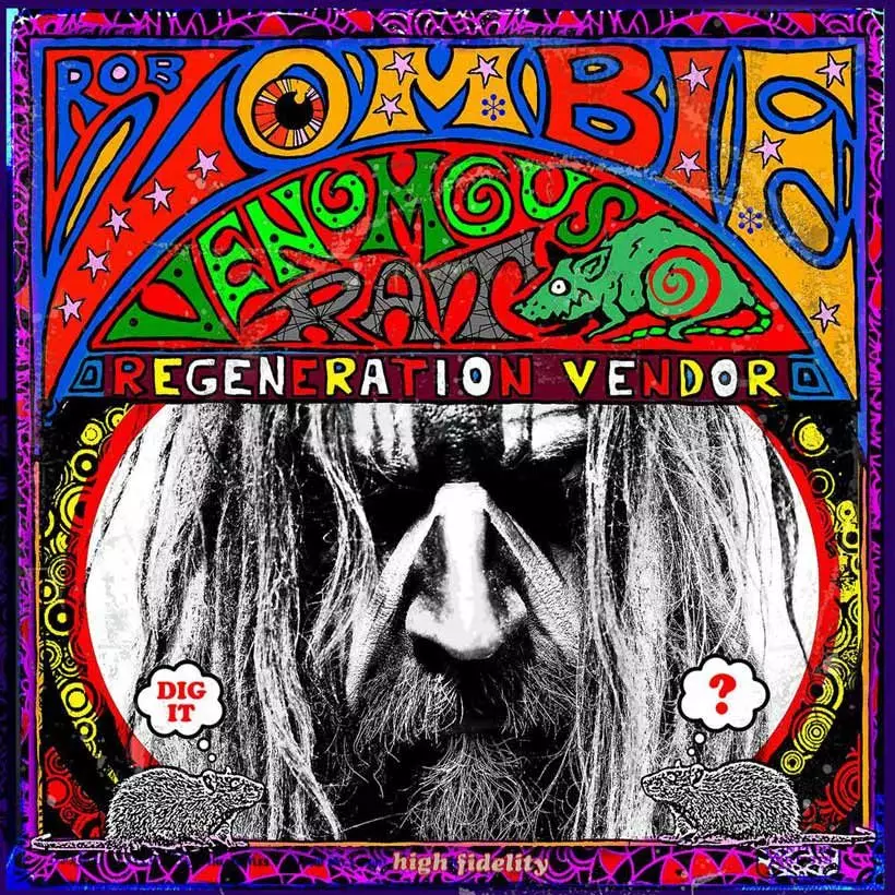 Rob Zombie Venomous Rat Regenerasi Vendor Album Sampul web dioptimalkan 820