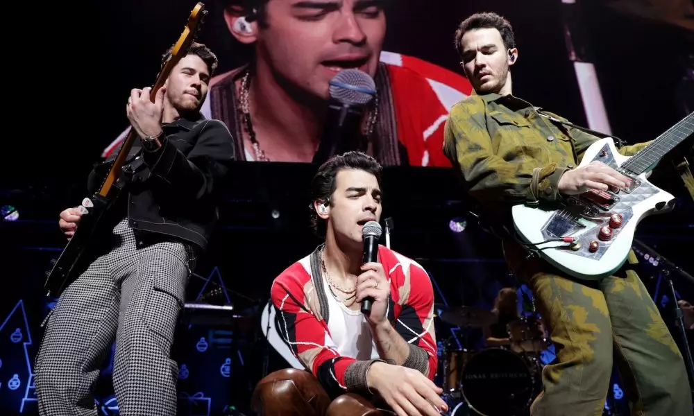Les Jonas Brothers - Photo : Tasos Katopodis/Getty Images pour iHeartRadio