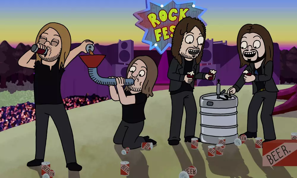 Sehen Sie sich Airbourne Go Beyond The Bus in einem neuen animierten Video an