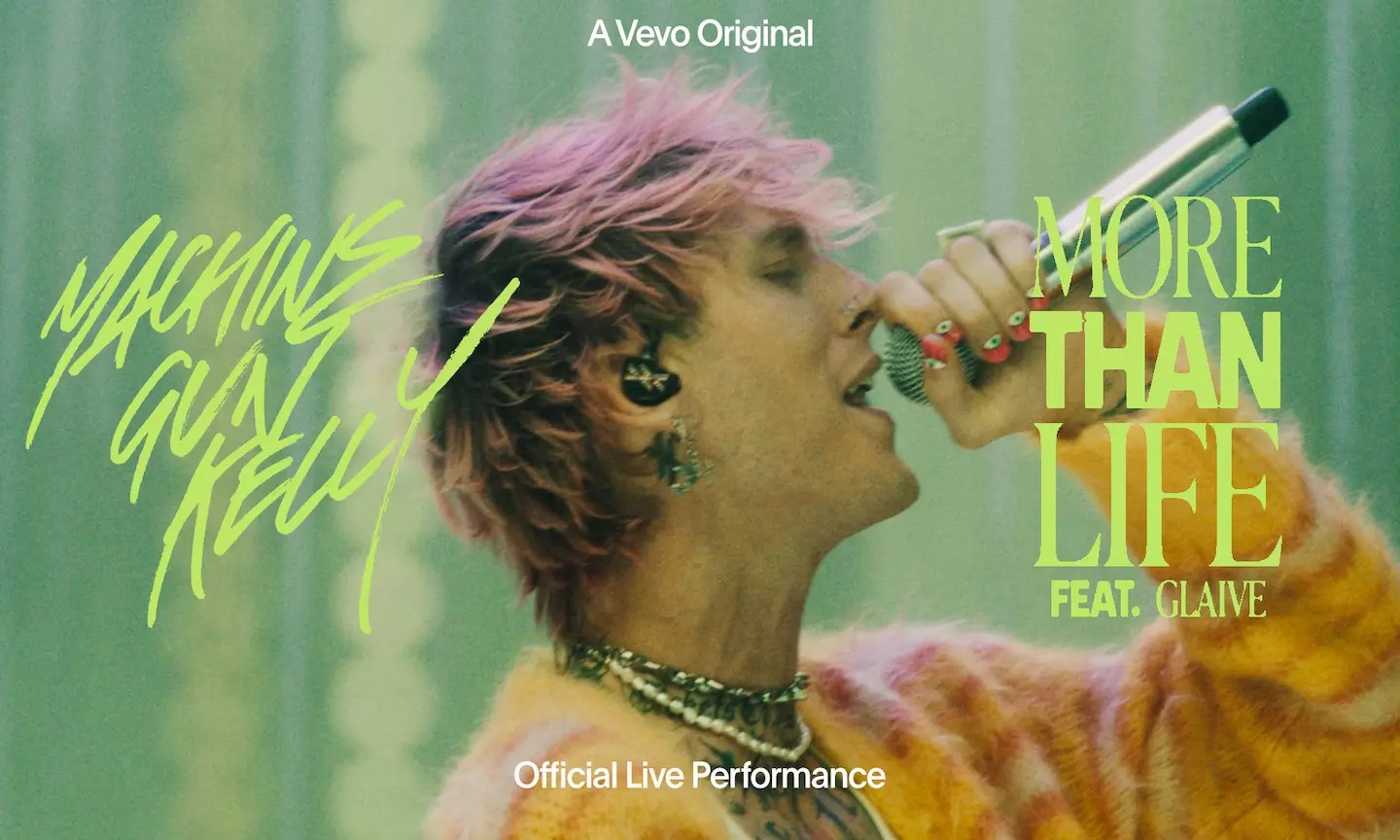 Machine Gun Kelly e Vevo compartilham performance de 'More Than Life'