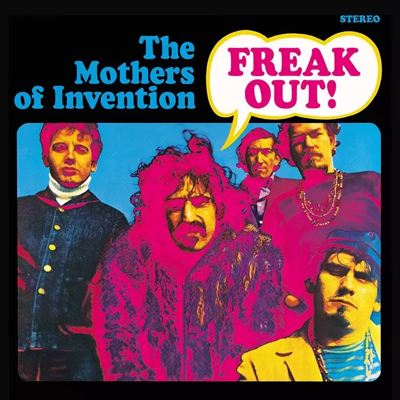 නව නිපැයුම් මව්වරුන්ගේ Frank Zappa Freak Out ඇල්බම කවරය