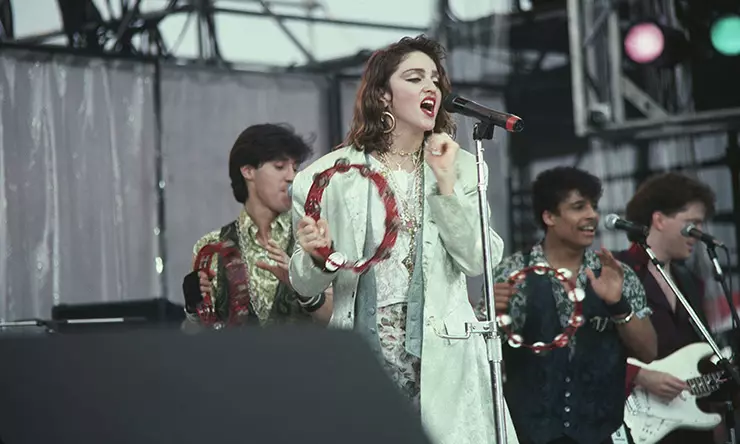 Madonna by Live Aid