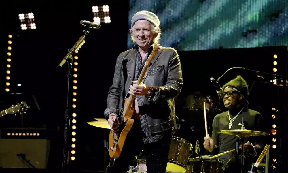 Keith Richards på förmånen "Love Rocks", 10 mars 2022 foto - med tillstånd: Kevin Mazur/Getty Images för LOVE ROCKS NYC/God's Love We Deliver