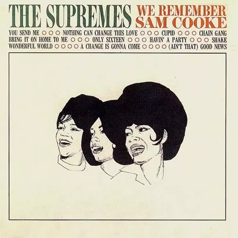 Supremes 'We Remember Sam Cooke'-kunstverk - Courtesy: UMG