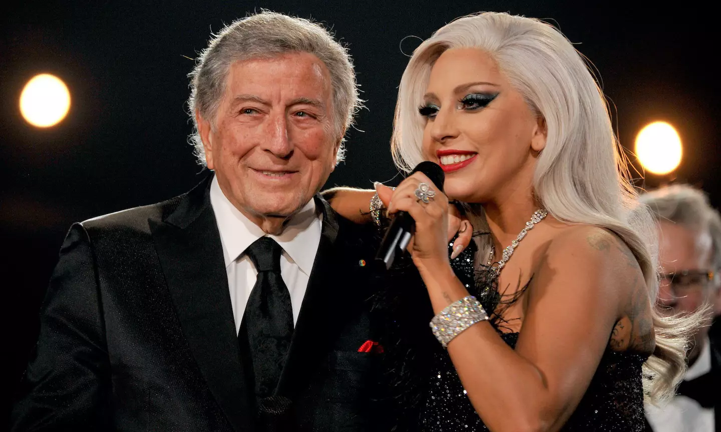 Lady Gaga na Tony Bennett na-aga n'azụ-ihe ngosi nke 'ịhụnanya maka ire ere'