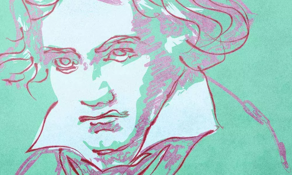 Бетховен императорунун концерти - композитордун портрети