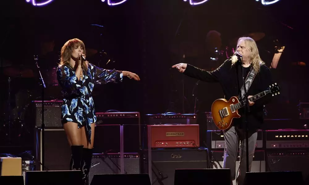 Grace Potter 和 Warren Haynes - 照片：Jamie McCarthy/Getty Images for LOVE ROCKS NYC/God's Love We Deliver