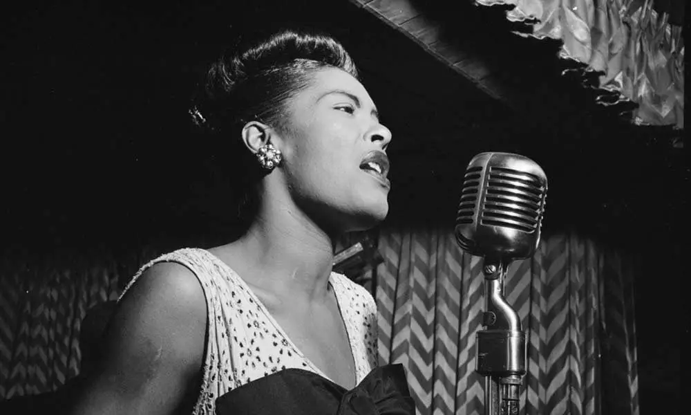 Billie Holiday, Downbeat, New York, NY, ca. Februari 1947 web dioptimalkan 1000