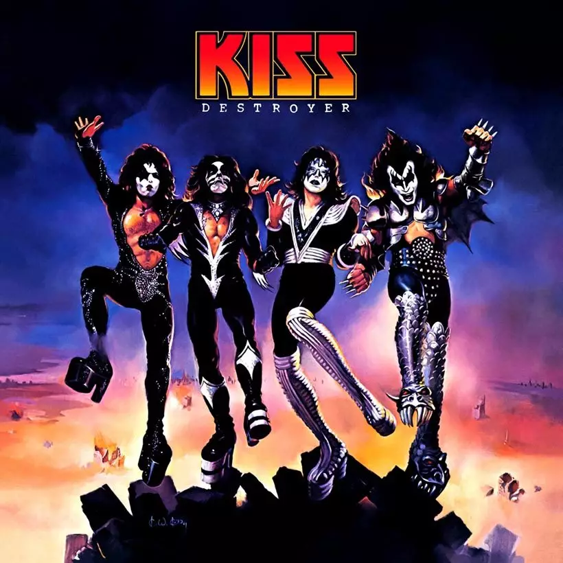 KISS Destroyer ඇල්බම කවරය 820