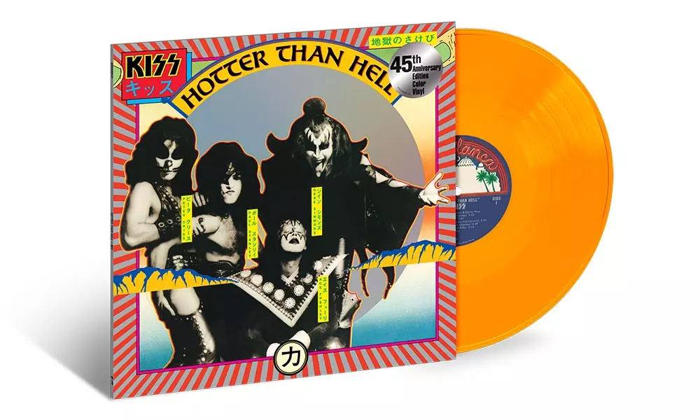 Edizione in vinile colorato di KISS Hotter Than Hell in uscita