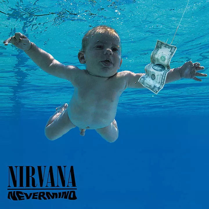 Вокладка альбома Nirvana Nevermind