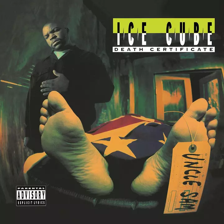 Portada de l'àlbum del certificat de defunció d'Ice Cube