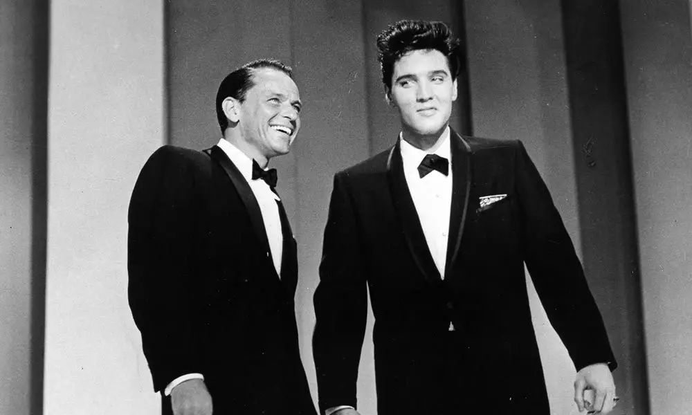 Frank Sinatra en Elvis Presley foto web optimalisearre 1000