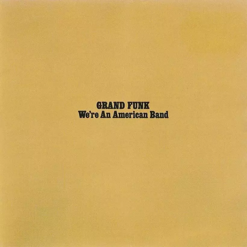Ikhava ye-albhamu ye-Grand Funk We're An American Band